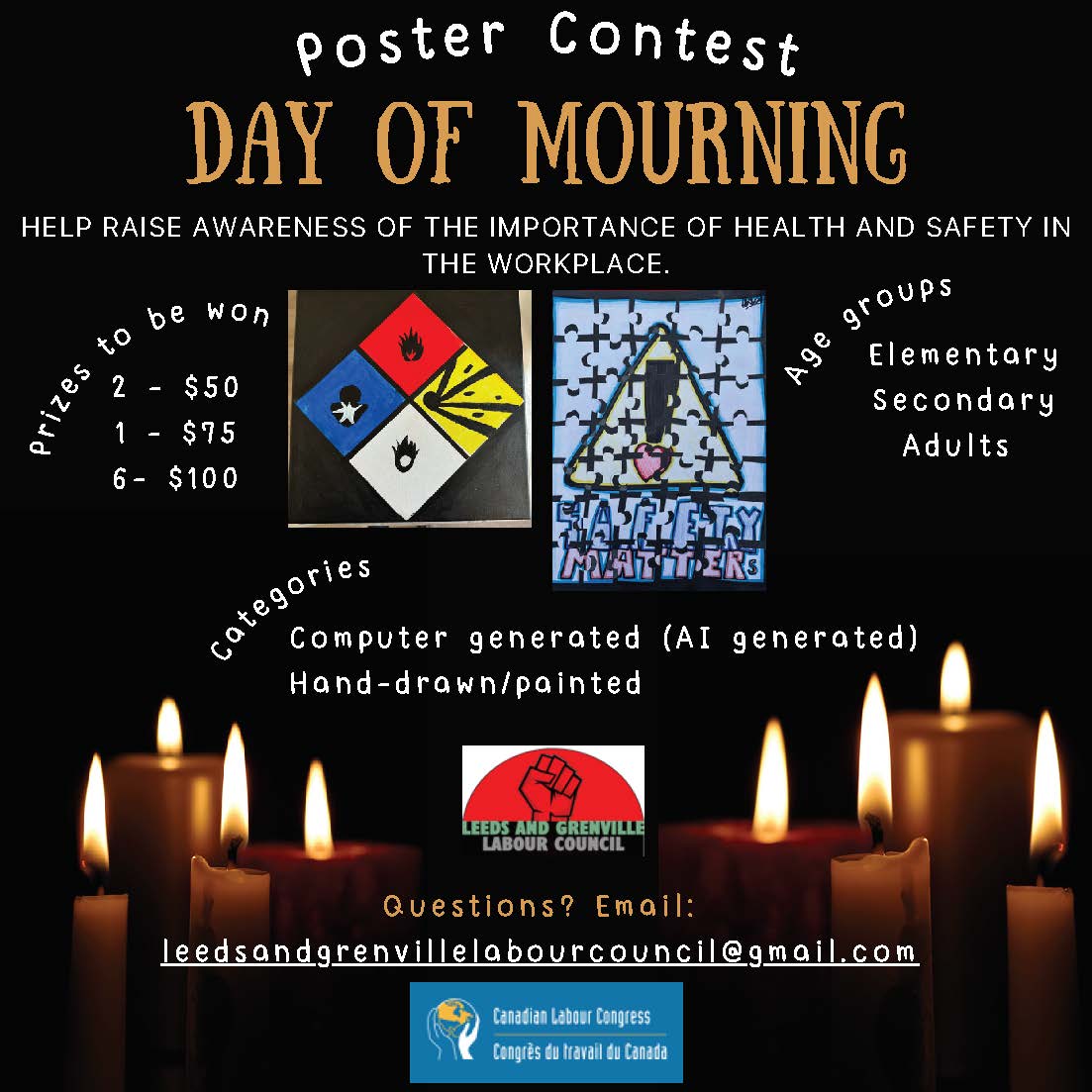 Leeds and Grenville Labour Council Day of Mourning Poster Contest ...